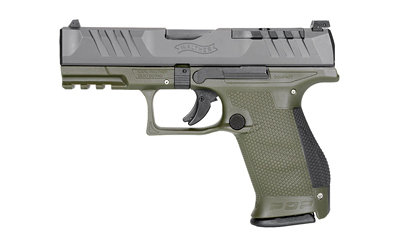 WALTHER PDP COMPACT GREEN FRAME 9MM 4" BARREL 15-ROUNDS OPTIC READY ...